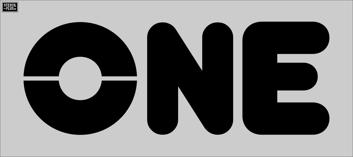 Dunkin Donuts-24" ONE Pavement Marking Stencil — Stencil Plus