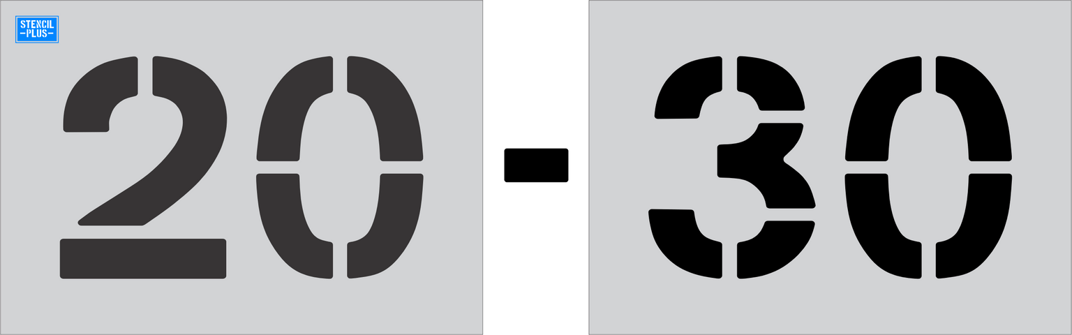 Number Kits 18" — Stencil Plus