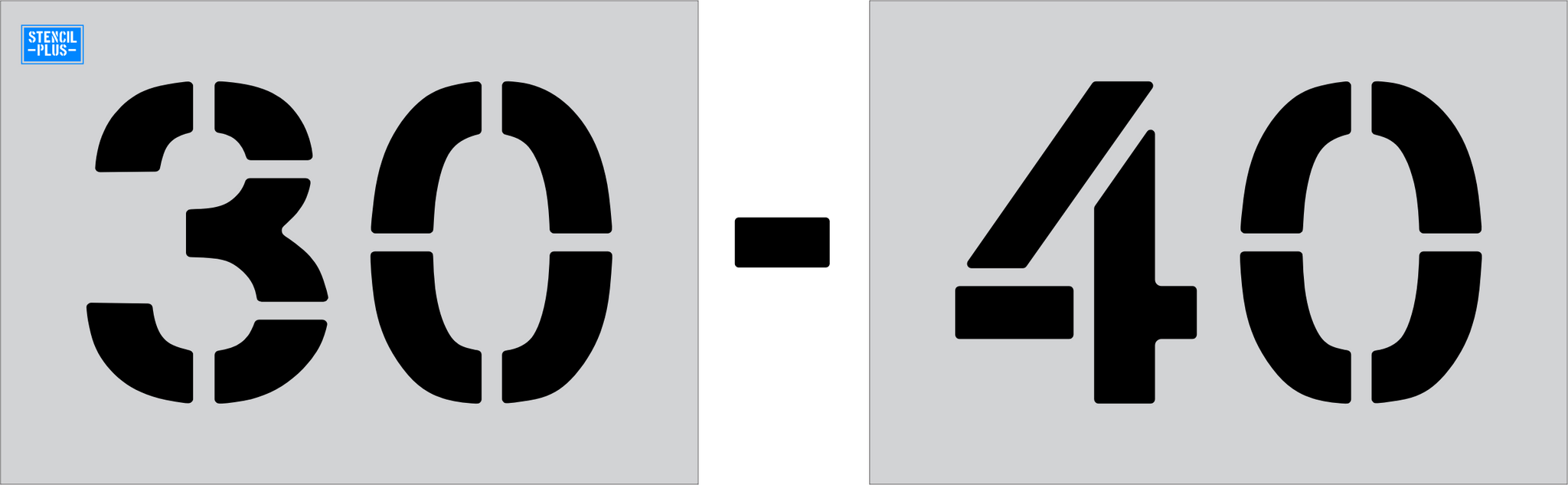 Number Kits 18" — Stencil Plus