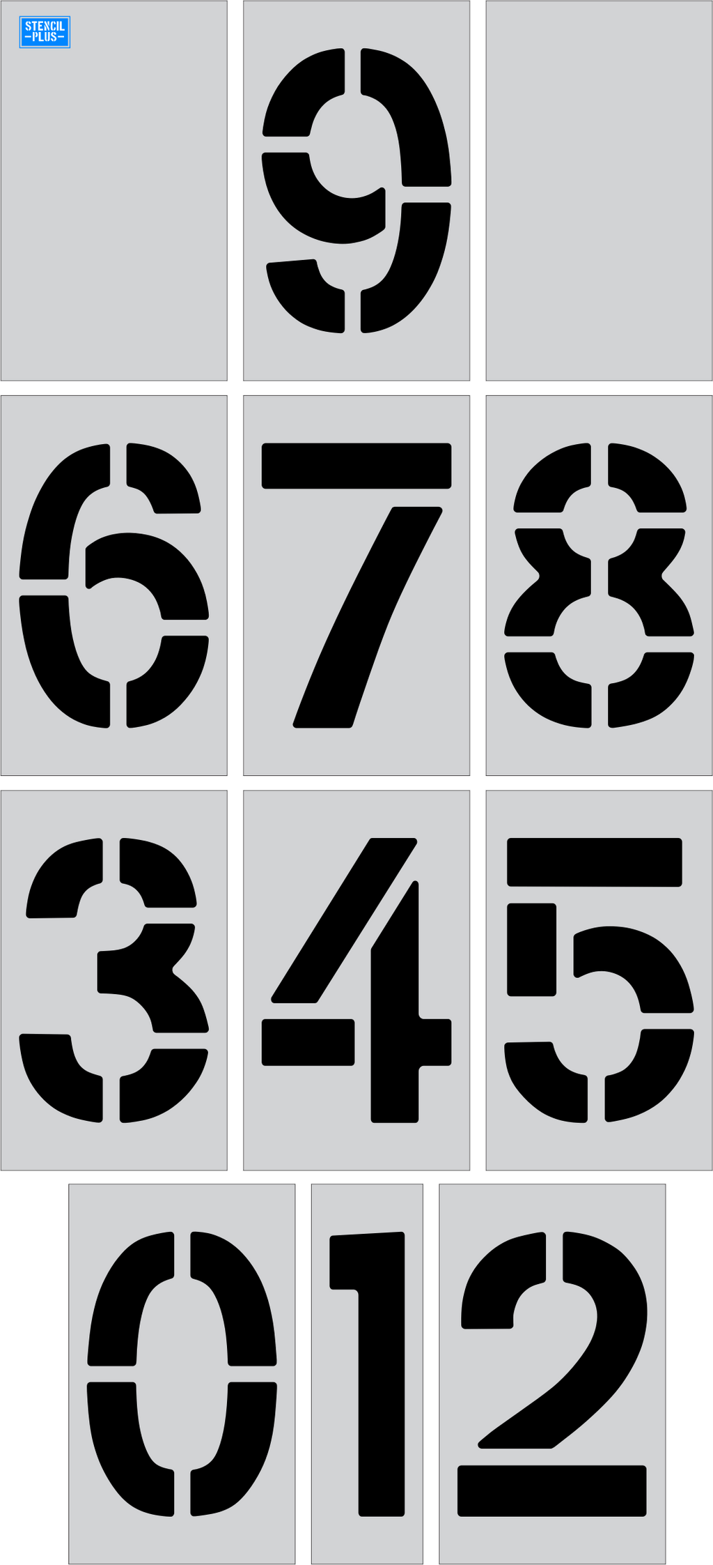 Number Kits — Stencil Plus