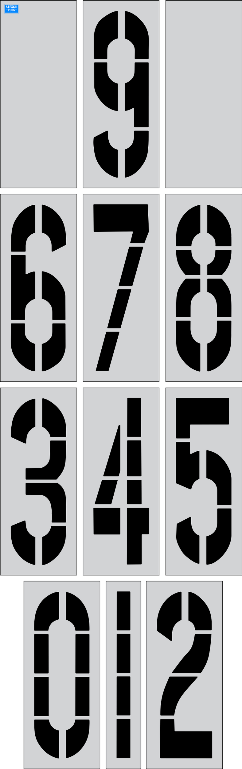 Number Kits — Stencil Plus