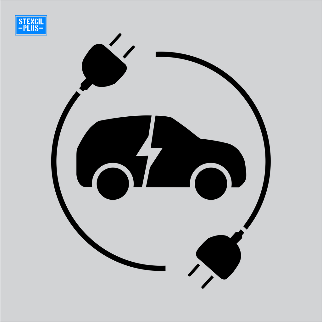 EV - Electric Vehicle Stencils — Stencil Plus