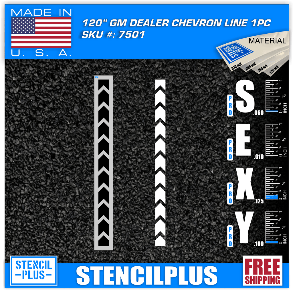 Retail Chain Stencils — Stencil Plus