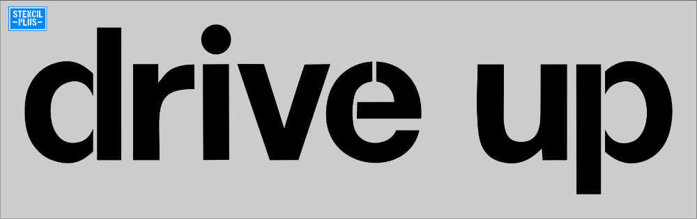 Target drive up Stencil Pavement Marking Parking Lot — Stencil Plus