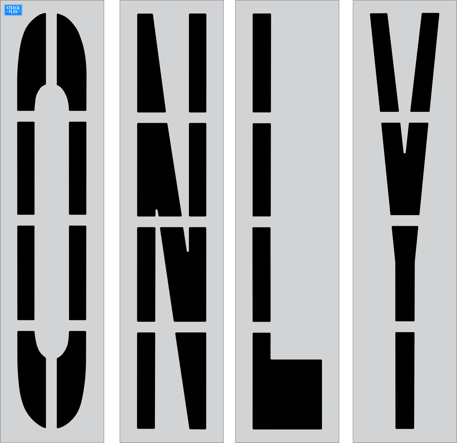 Retail Chain Stencils — Stencil Plus